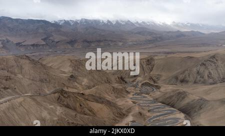 An aerial view of the vast drylands of Logar in Afghanistan Stock Photo ...