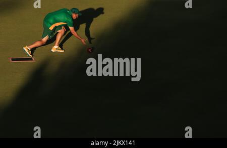 South Africa’s Wayne Rittmuller competes during Men's Fours - Section A ...
