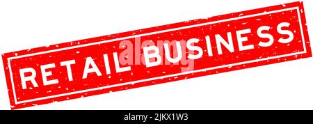 Grunge red joint venture word square rubber seal stamp on white ...