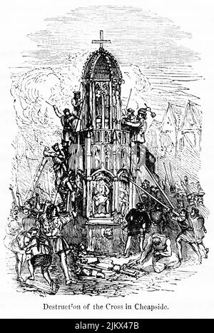 destruction of the cross in cheapside 1643 The Eleanor crosses were 12 ...