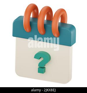 Question icon isolated on 3d cyan blue round button abstract ...
