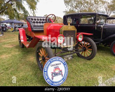 Old red Ford Model A Tudor roadster with rumble seat 1928 - 1931. Hot ...