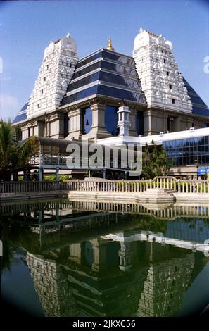 View of modern ISKCON Temple at Bengaluru in Karnataka, India, Asia ...