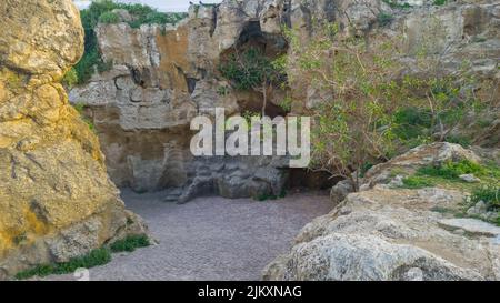 The historical famous Hercules Cave, Tangier Stock Photo - Alamy