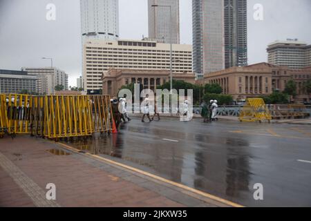 Colmbo, Western Province, Sri Lanka. 3rd Aug, 2022. Satyagraha at the ...