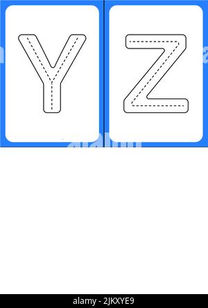 Printable uppercase letters handwriting practice. Large fonts. Layout ...