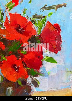 A vertical shot of red roses in a vase in a cafe Stock Photo - Alamy