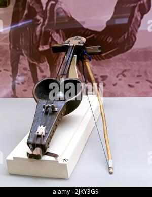 19th century Kobyz string instrument in the Museum of Kazakh Musical ...
