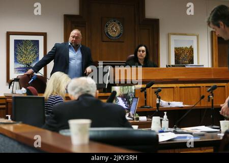 Austin, United States. 03rd Aug, 2022. MARK BANKSTON, lawyer for Neil ...