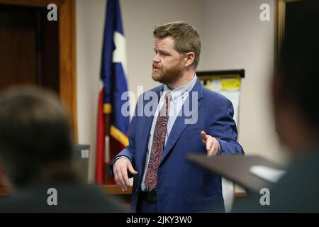 Austin, United States. 03rd Aug, 2022. MARK BANKSTON, lawyer for Neil ...