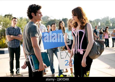 EMMA STONE, PENN BADGLEY, EASY A, 2010 Stock Photo - Alamy