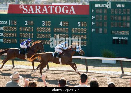 HORSE RACING SCENE, SECRETARIAT, 2010 Stock Photo - Alamy