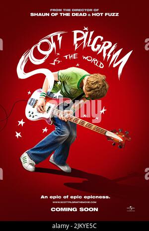 MICHAEL CERA POSTER, SCOTT PILGRIM VS. THE WORLD, 2010 Stock Photo - Alamy