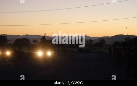870th Military Police Company Soldiers conduct reconnaissance on July ...
