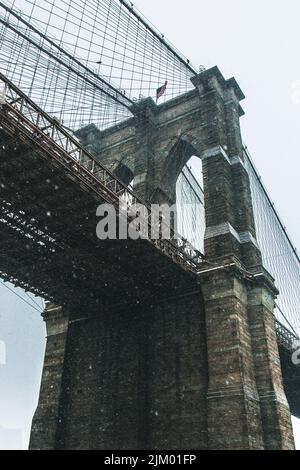 A low angle shot of a modern bridge building Stock Photo - Alamy
