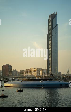 a vertical shot of a river in the middle of the forest Stock Photo - Alamy