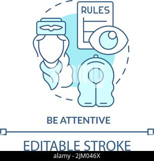 Disaster and airplane safety turquoise concept icons set Stock Vector Image & Art - Alamy