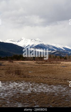 A beautiful view of a mountain in Valemount, British Columbia, Canada ...