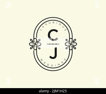 Cj logo, Cj Monogram, Initial Cj Logo, Letter Cj logo, Icon, Vector ...