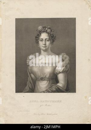 Portrait of the opera singer Anna Milder-Hauptmann (1785-1838) , 1815 ...