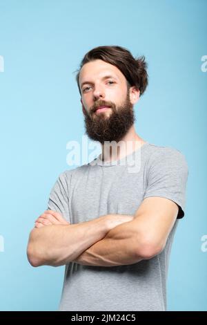 power leader dominance authoritative man fold arms Stock Photo - Alamy