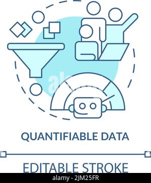 Use customer data turquoise concept icon Stock Vector Image & Art - Alamy