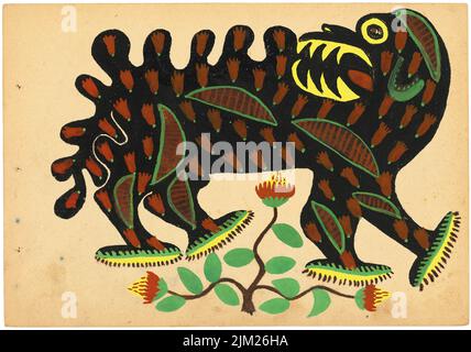 The animal. Museum: © Maria Prymachenko Family Foundation Stock Photo ...