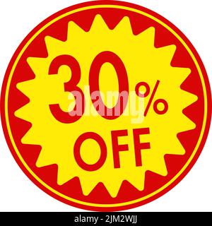 30% off Sale 30 percent Discount Marketing Promotional Poster Banner ...