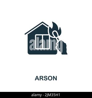 Arson icon. Line simple line Protest icon for templates, web design and ...