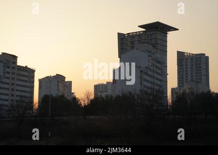 Tancheon Scenery in Seohyeon Station, Korea Stock Photo - Alamy