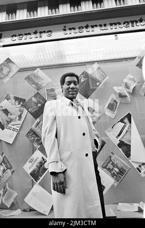 OTIS REDDING (1941-1967) in London in October 1967, three months before his death. Photo: Tony ...