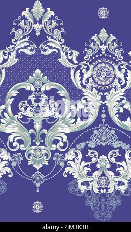 Seamless Baroque Pattern Stock Photo - Alamy