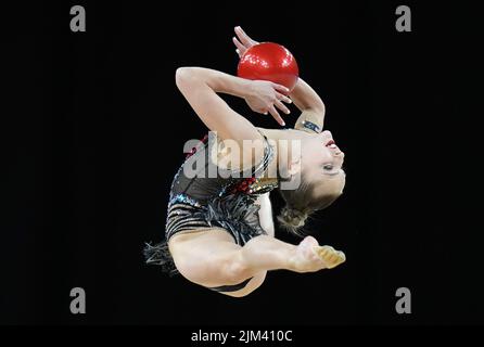 Australia's Lidiia Iakovleva during Rhythmic Gymnastics, Team Final and ...