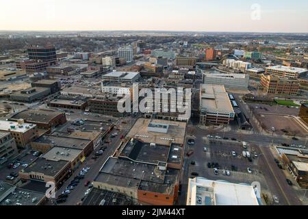 Aerial photo of Downtown Sioux Falls Stock Photo - Alamy