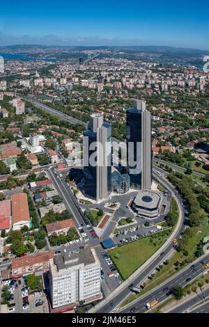 Istanbul seen from the tallest building in Turkey Stock Photo - Alamy