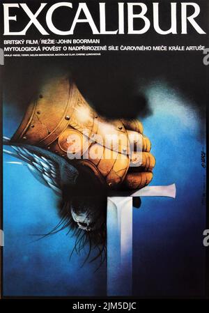 MOVIE POSTER, EXCALIBUR, 1981 Stock Photo - Alamy