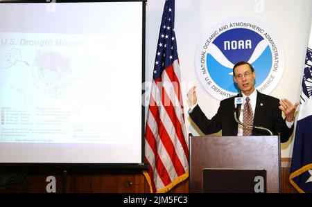 Office of the Secretary - Spring Weather Outlook Press Conference Stock ...