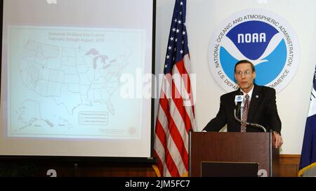 Office of the Secretary - Spring Weather Outlook Press Conference Stock ...