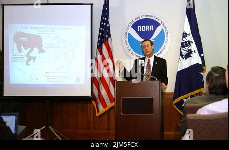 Office of the Secretary - Spring Weather Outlook Press Conference Stock ...