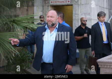 Austin, United States. 03rd Aug, 2022. MARK BANKSTON, lawyer for Neil ...