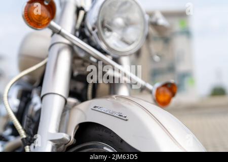 Classic V engine chopper by Yamaha Stock Photo - Alamy