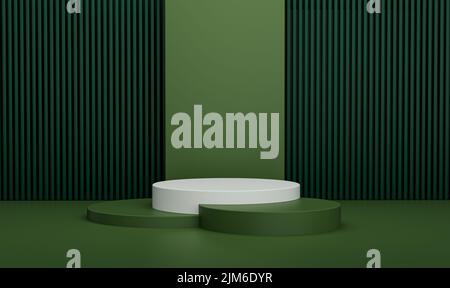 Abstract geometric podium background. Minimalist primitive shapes ...