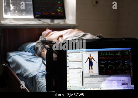 Patient simulator and monitor for data correction seen at Odessa ...