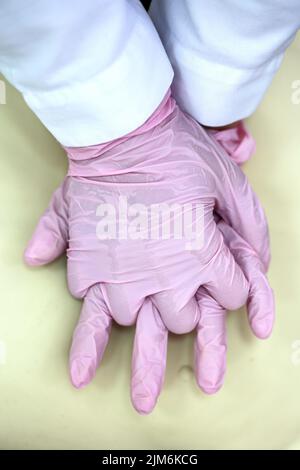 Odessa, Ukraine. 16th Nov, 2021. Student learning how to perform ...