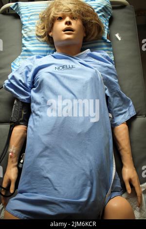 A birthing simulator is seen at Odessa National Medical University. HAL ...