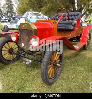 Old red Ford Model A Tudor roadster with rumble seat 1928 - 1931. Hot ...