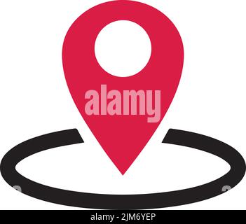 GPS location Map pointer icon illustration idesign Stock Vector Image ...