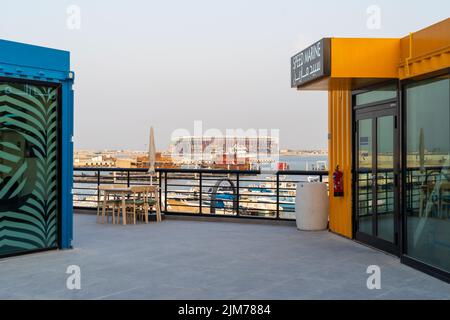 Box Park in Doha, Qatar Stock Photo - Alamy