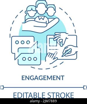 Onboarding turquoise concept icon Stock Vector Image & Art - Alamy