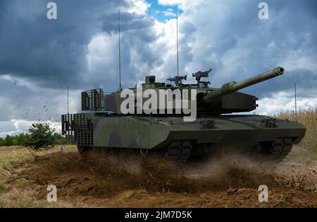 Leopard 2 A7 GERMAN MAIN BATTLE TANK Stock Photo - Alamy